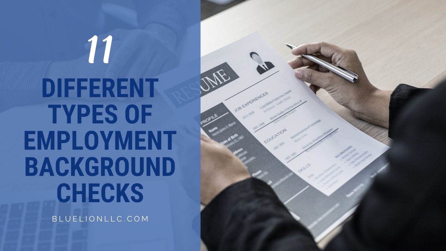 11 Different Types of Employment Background Checks - Blue Lion